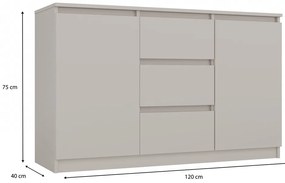 Komoda MALWA 2D3S kašmír
