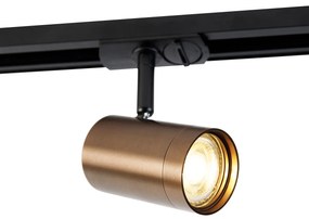 Moderní 1fázový reflektor na lištu tmavě bronzový - Iconic Jeana