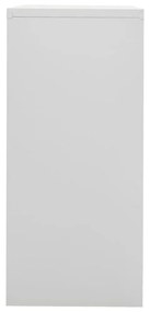 Petromila Kancelářská skříň světle šedá 90 x 46 x 103 cm ocel