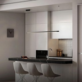 Toolight Toolight, LED závěsné osvětlení 150cm, 18W, 3000K, LHJ032-CP, černá matná, OSW-50015