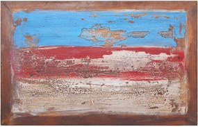 Konferenční stolek 80 x 50 x 40 cm recyklované teakové dřevo 289057