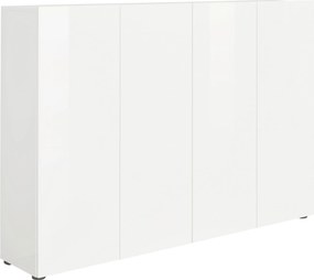 XXXLutz BOTNÍK, bílá, 160/115/34 cm Xora - Botníky - 001027000803