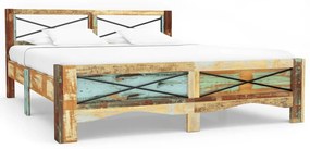 vidaXL Rám postele masivní recyklované dřevo 140 x 200 cm