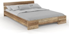 Dubová postel Sandemo - retro olej  , Dub retro, 140x200 cm