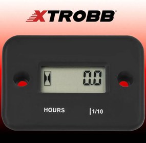 Počítadlo provozních hodin motoru Xtrobb - motohodiny