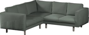Potah na pohovku IKEA Norsborg rohová 4-místná barva zelená látka pletený vzor
