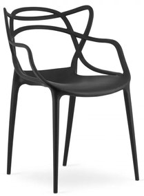 Set čtyř židlí KATO černé (4ks)
