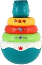 TEDDIES Skládací pyramida dinosaurus / Se zvukem / Plast / 16 cm / 6m+