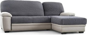Bielastické potahy MODULO tmavě šedé sedák M (40-59 cm x 81-130 cm)