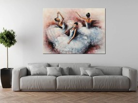 Gario Ručně malovaný obraz Nádherné baletky Rozměry: 70 x 100 cm