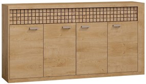 Casarredo - Komfort nábytek Komoda NATURAL N9, 4D2S dub ribbeck/kostka