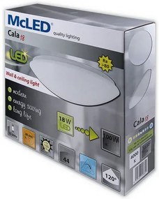 LED svítidlo McLED Cala 18 18W IP44 4000K neutrální bílá ML-411.206.32.0