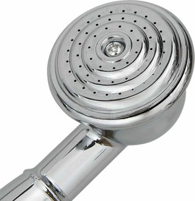 Vanová baterie s 2 kohoutky + ruční sprcha chrom retro 146491