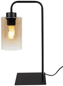 Stolní lampa HELLA, 1x skleněné stínítko (výběr ze 3 barev)