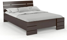 Buková postel s úložným prostorem - Sandemo   , Buk přírodní, 140x200 cm