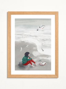 Anežka Slavotínková | Racek Rám: Černý, Velikost: 60 x 40 cm