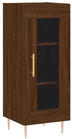 Skříň highboard hnědý dub 34,5 x 34 x 180 cm kompozitní dřevo