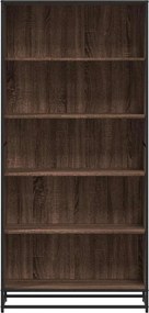 Knihovna hnědý dub 80,5 x 35 x 170,5 cm kompozitní dřevo 3300859
