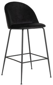Designová barová židle Kristopher černá