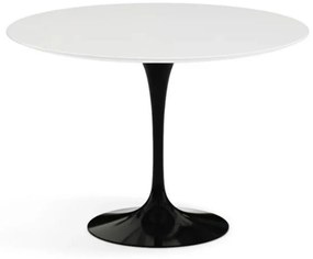 Bíle lakovaný stůl Tulip, 100x100 cm