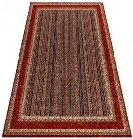 Koberec KASHQAI 4357 300 ramka, orientální - zelený, bordový