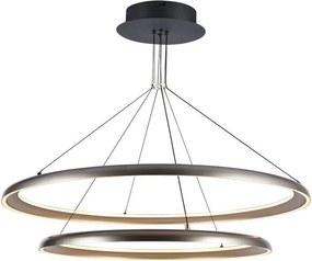 LED Solution Šedé závěsné LED svítidlo kulaté designové 60cm 65W 23372