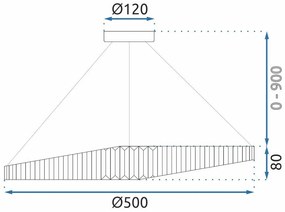 Toolight Led osvětlení APP1201-CP CRISTAL