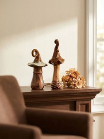 Sinsay - Stojící dekorace ve tvaru houby 2 pack - hnědá