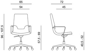 Manažerské křeslo DIAMOND MEDIUM