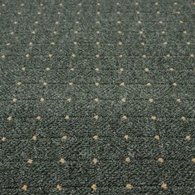 Kusový koberec Udinese zelený kruh, 400x400 (priemer) kruh, zelená, chodba / predsieň, Condor Carpets