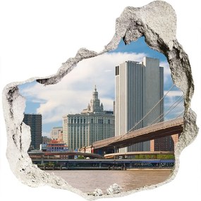 Wallmuralia Fototapeta díra na zeď 3D Brooklynský most 75x75 cm