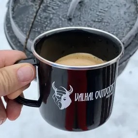 Valhal Outdoor Smaltovaný hrnek 400ml VH0.4M