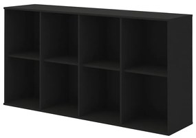 Černý modulární policový systém 136x69 cm Mistral Kubus - Hammel Furniture