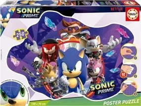 EDUCA Poster puzzle Sonic / 250 dílků / od 8 let