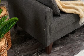 Atelier del Sofa 2-místná pohovka Bella Sofa For 2 Pr - Anthracite, Antracitová