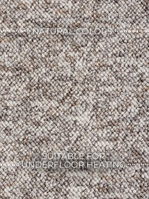 ELLE Decoration, Běhoun Wolly Ultra 106229 Taupe z kolekce Elle, 80x240, hnědá, ložnice