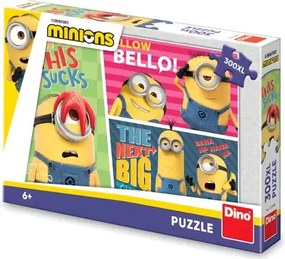 DINO Puzzle Mimoni XL / 300 dílků / 47 x 33 cm