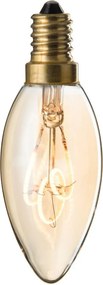 Jantarová designová žárovka Led Amber - 3,5*10 cm / E14