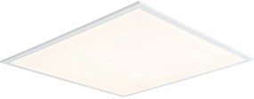 Zapuštěný LED panel bílý čtvercový vč. LED 3000K - 6500K s přepínačem DIP - Seagal