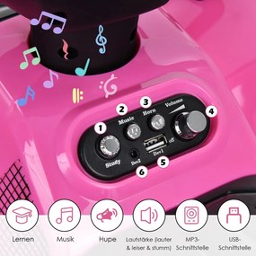 Costway Elektrická dětská čtyřkolka s úložným prostorem Mini