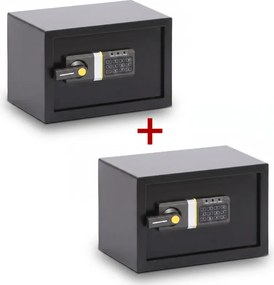 Nábytkový sejf s elektronickým zámkem 1+1 ZDARMA, 200 x 310 x 200 mm