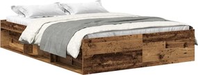 Rám postele bez matrace Staré dřevo 140x200cm Technické dřevo 3328843
