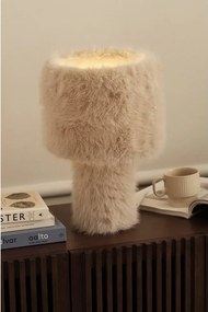 Krémová látková stolní lampa (výška 46 cm) Fay – Ellos Home