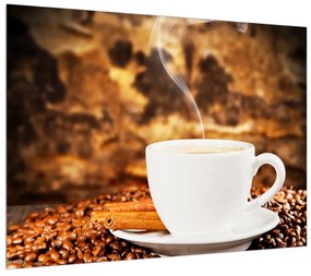 Obraz šálku kávy  (70x50 cm)