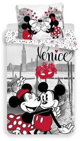Povlečení Mickey a Minnie v Benátkách 140/200, 70/90