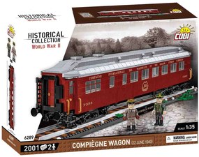 Cobi 6289 francouzský osobní železniční vůz compiègne wagon 1:35