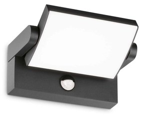 Ideal Lux Venkovní nástěnné LED svítidlo SWIPE se senzorem Barva: Antracit