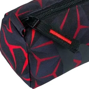 BAAGL Studentské pouzdro Red Polygon / 21×7x7 cm