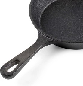 Litinová pánev Wiltec – 16 cm, černá (62963)