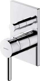 OMNIRES Y - Baterie pod omítku, pro 2 spotřebiče, s tělesem, chrom Y1235-KCR